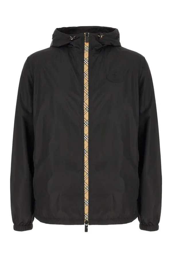 Burberry Hooded Windbreaker - Multicolor