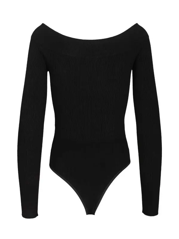 Alaïa Ribbed Knit Bodysuit