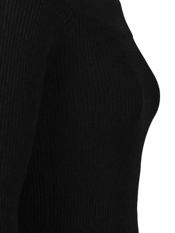 Alaïa Ribbed Knit Bodysuit