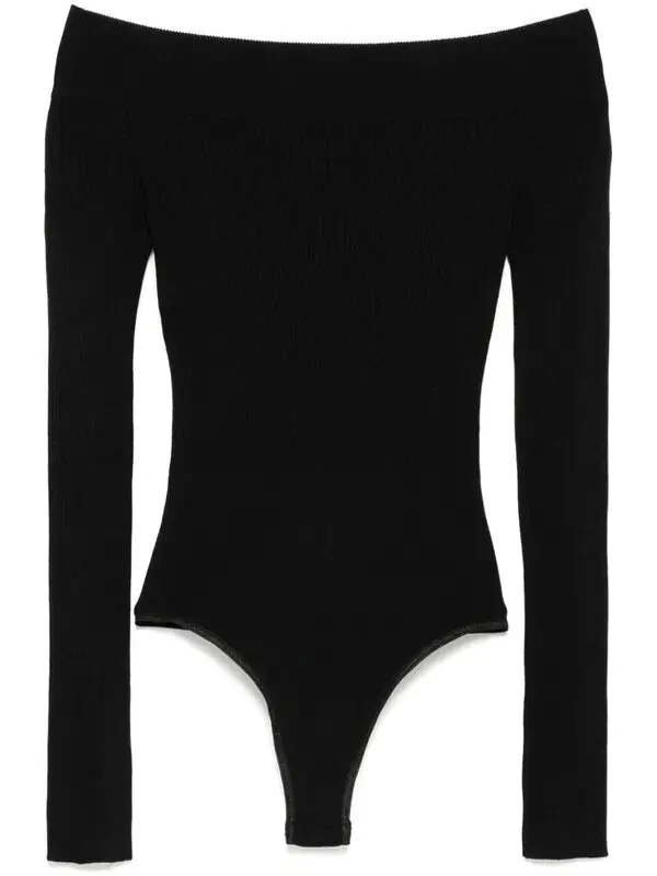Alaïa Ribbed Knit Bodysuit