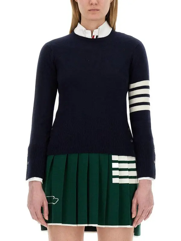 Thom Browne 4bar Shirt - Blue