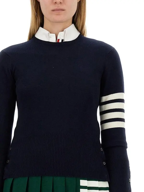 Thom Browne Cashmere 4-bar Shirt