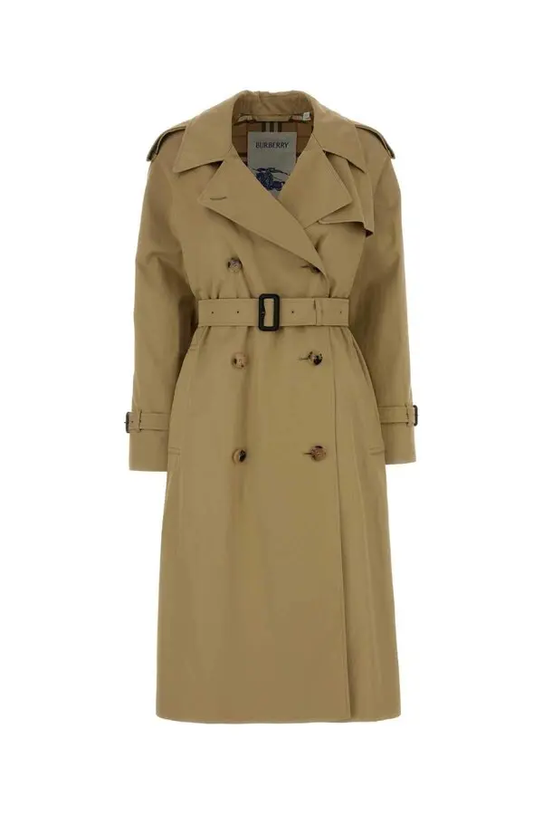 Burberry Gabardine Castleford Trench Coat - Brown