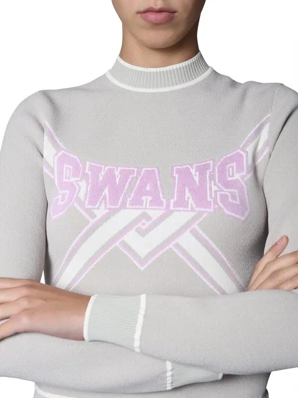 Off-White Cropped Sweater - Gray