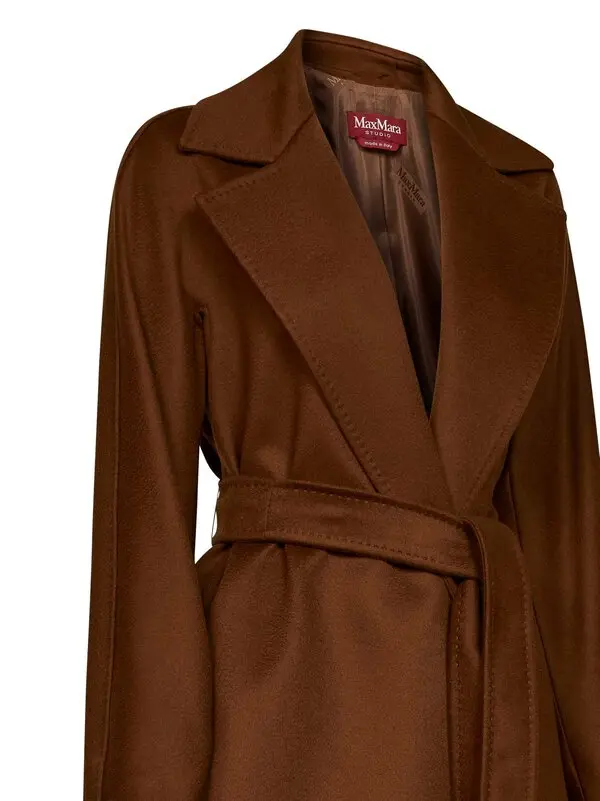 Max Mara Belted Wrap Coat - Multicolor