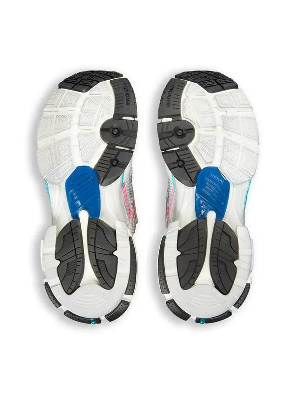 Balenciaga Mesh And Nylon Worn-out Effect Runner Sneakers