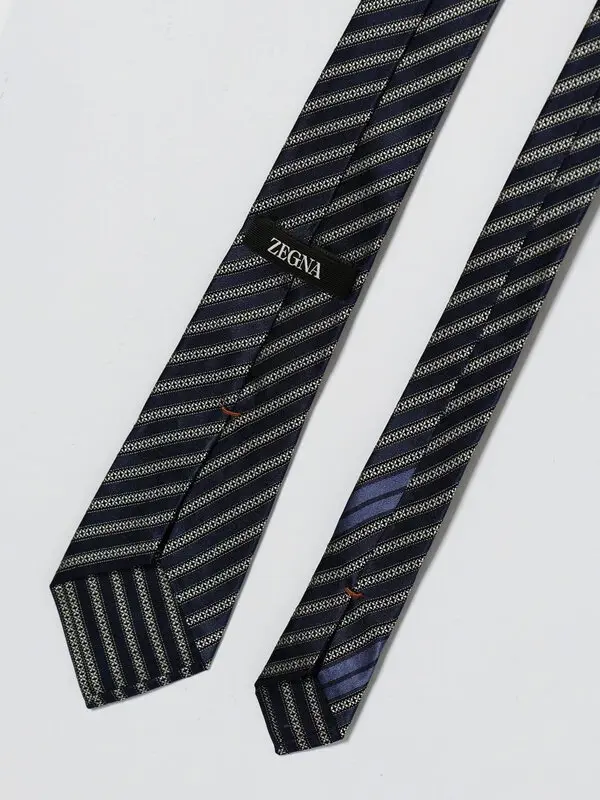 Zegna Striped Silk Tie