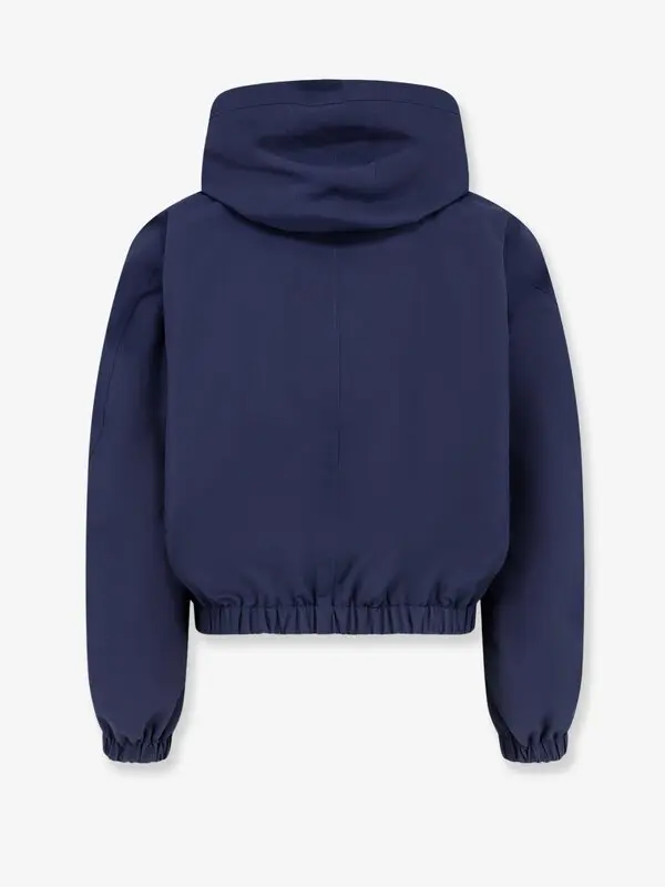 Celine Cotton Blend Hooded Jacket