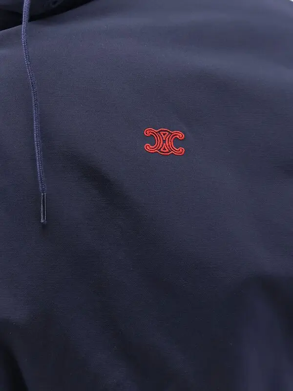 Celine Cotton Blend Hooded Jacket