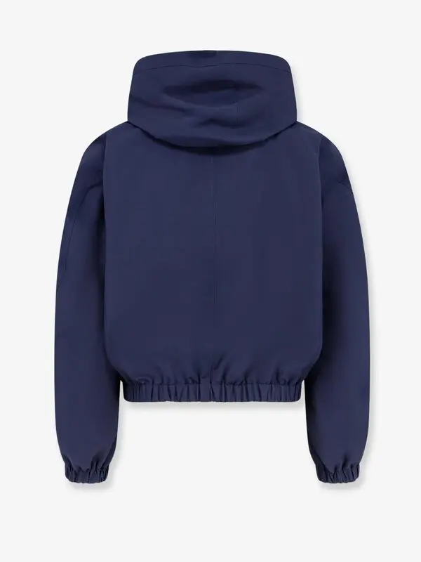 Celine Cotton Blend Hooded Jacket - Multicolor