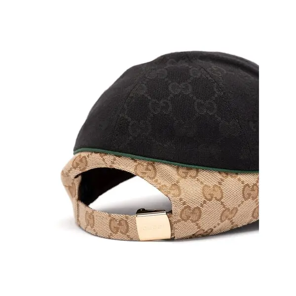Gucci Monogrammed Baseball Cap - Black