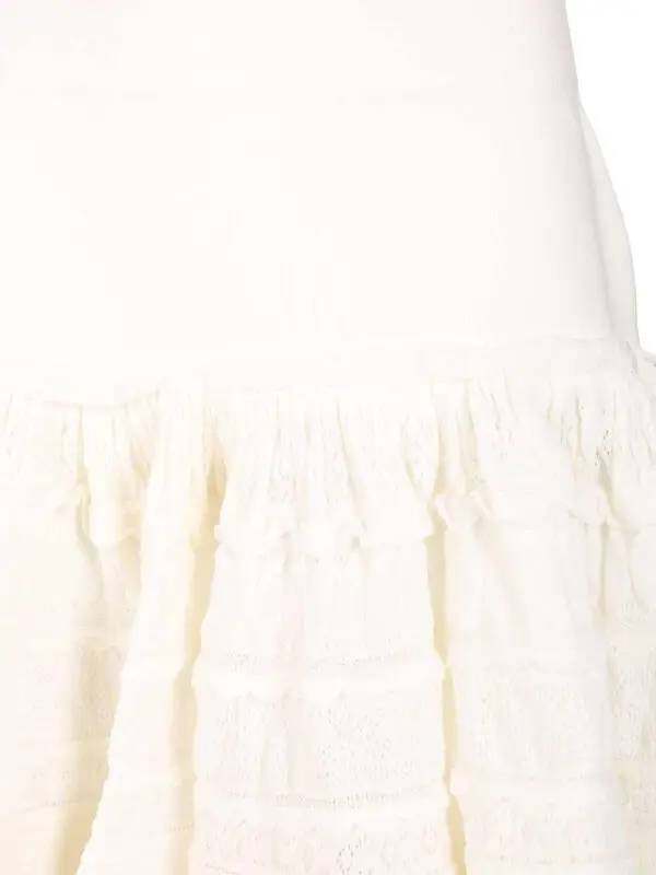 Alaïa Crinoline Mini Skirt - White