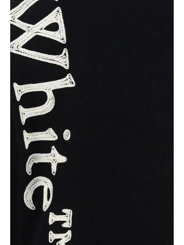 Off-White Vertical Bookish Crewneck Sweater - Black