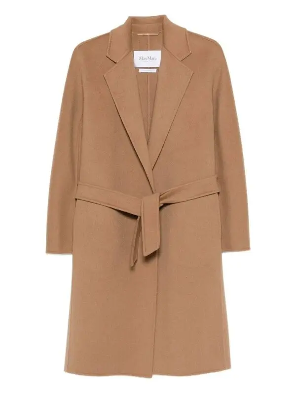 Max Mara Cashmere Wrap Coat - Cream