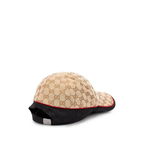 Gucci Monogrammed Baseball Hat - Cream