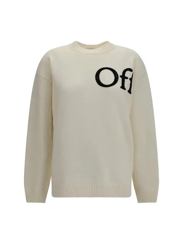 Off-White Bookish Shared Crewneck Sweater - Multicolor