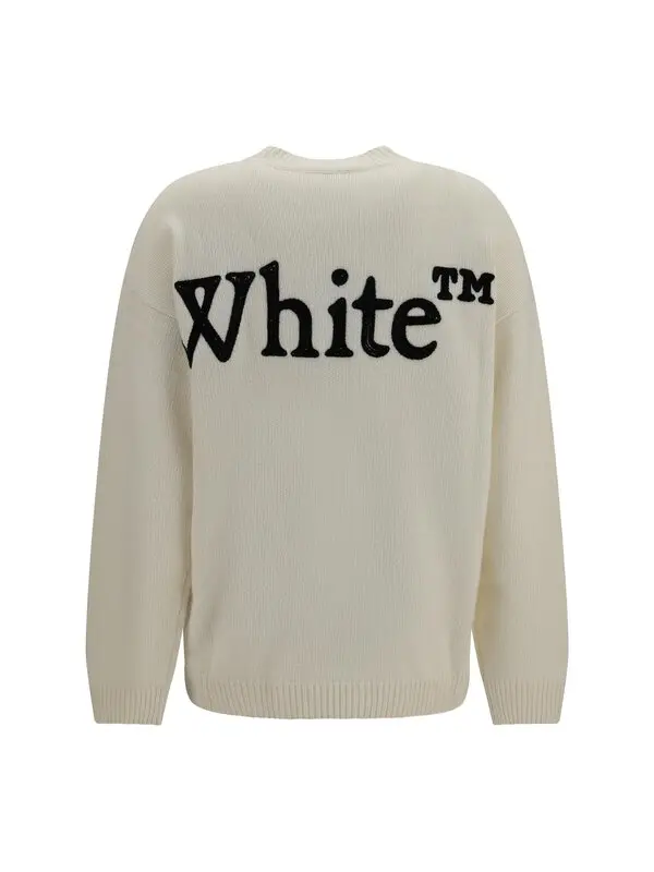 Off-White Bookish Shared Crewneck Sweater - Multicolor