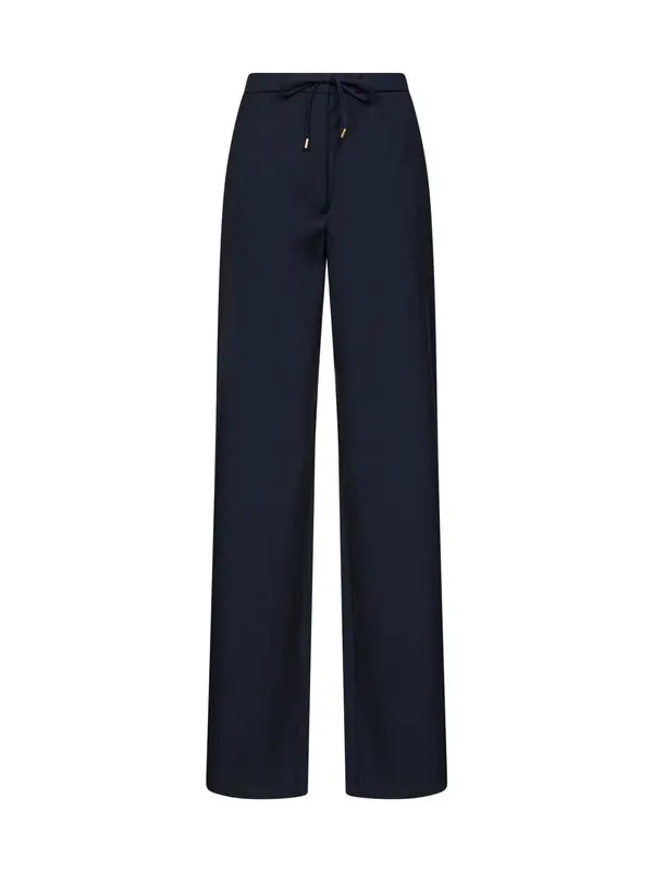 Max Mara Blue Mstcrisma Wide-leg Trousers - Multicolor