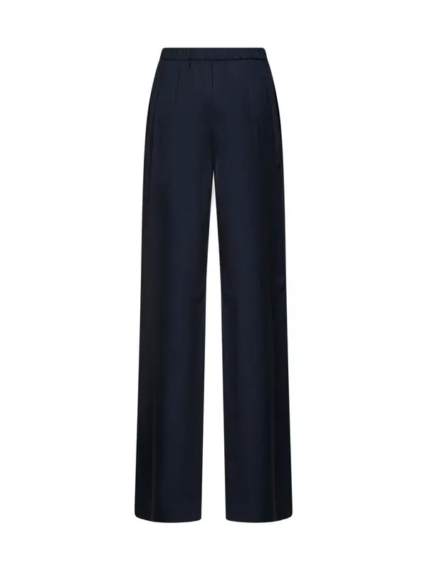 Max Mara Blue Mstcrisma Wide-leg Trousers