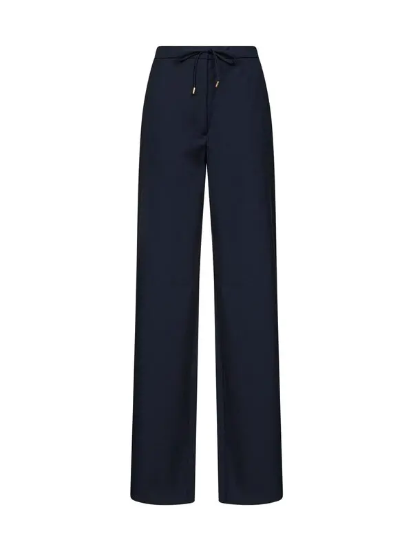 Max Mara Blue Mstcrisma Wide-leg Trousers - Multicolor