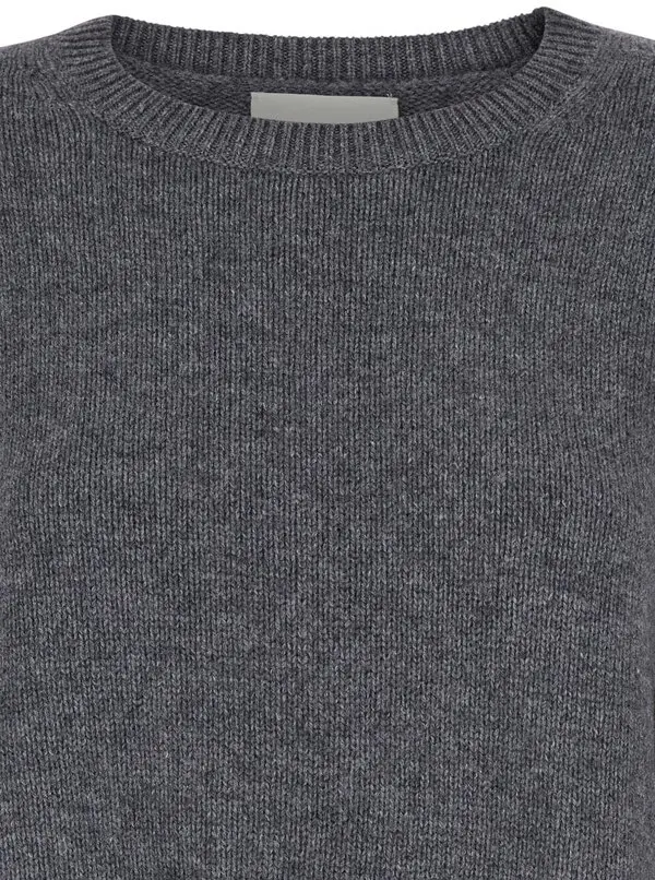 LISA YANG Cashmere Long Sleeve U-neck Pullover Sweater