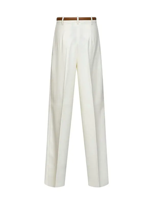 Max Mara Mstadunco Fluid Belted Trousers - Multicolor