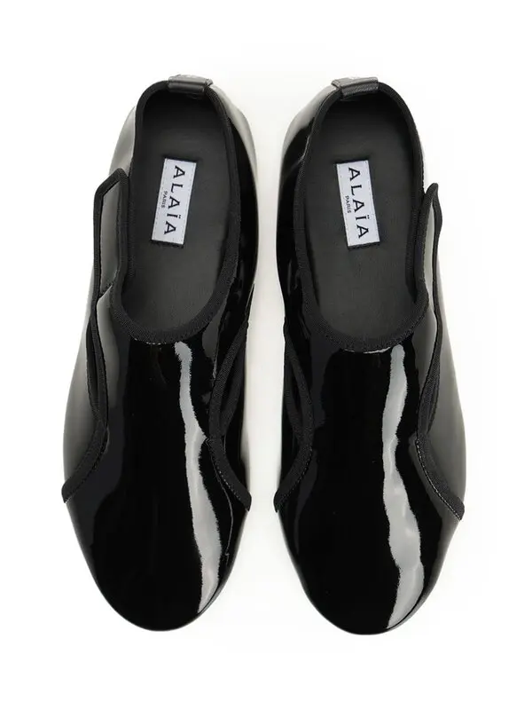 Alaïa Patent Leather Slipper