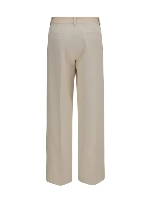 FORTE_FORTE Cotton Chino Pants - Cream