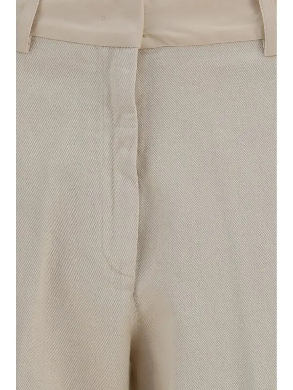 FORTE_FORTE Cotton Chino Pants - Cream