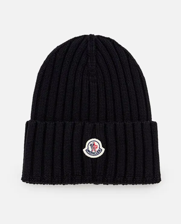 Moncler Logo Beanie Hat - Multicolor