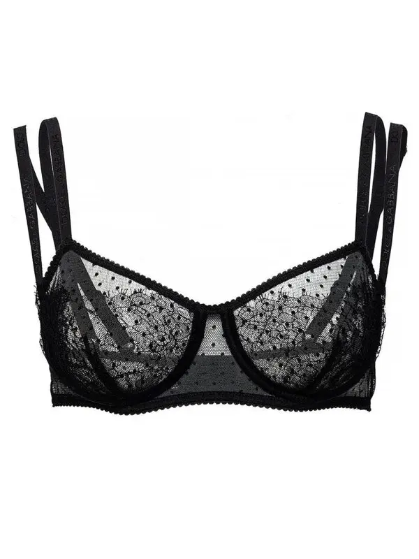Dolce & Gabbana Lace Balconette Bra - Black