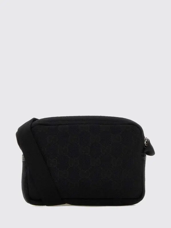 Gucci Rectangular Jacquard Crossbody Bag With Gg Monogram And Front Pocket