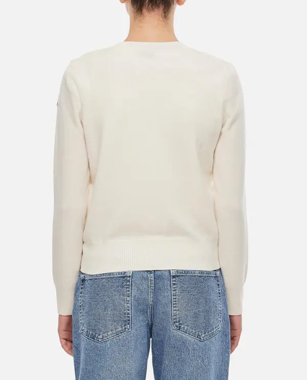 Moncler Zip-up Wool Cardigan - Multicolor