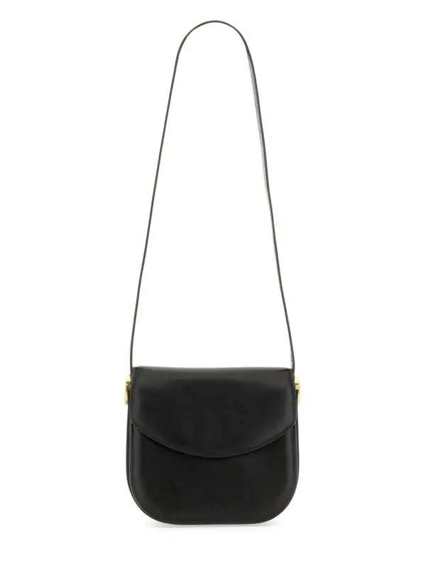 JIL SANDER Coin Shoulder Bag - Black