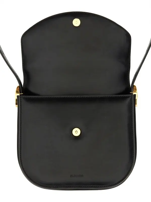 JIL SANDER Leather Coin Shoulder Bag