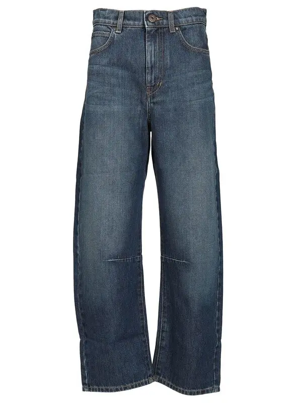 Max Mara Barrel-leg Jeans - Blue