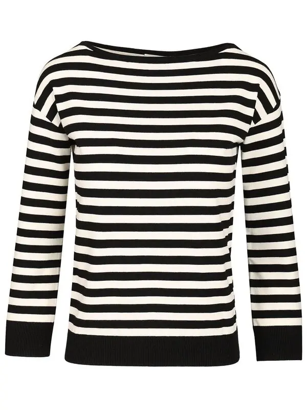 Max Mara Viscose Plain Yarn Sweater - Multicolor