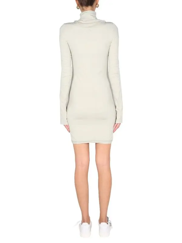 Off-White High Neck Dress