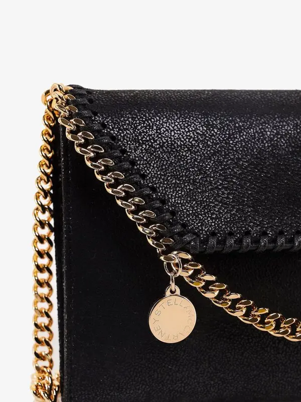 Stella McCartney Falabella Wallet Shaggy Deer Crossbody Bag - Multicolor