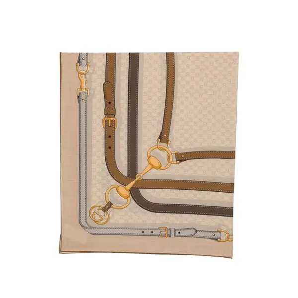 Gucci Neutrals Scarves - Cream