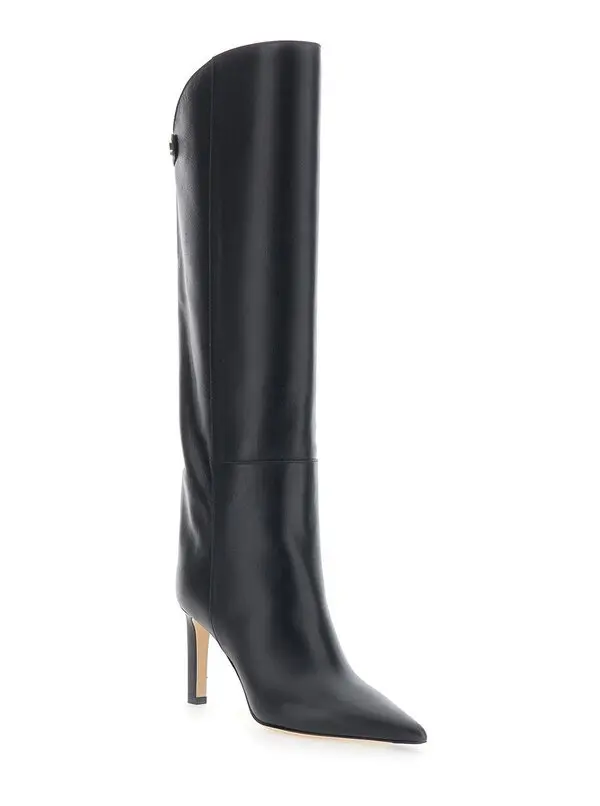 JIMMY CHOO Alizze Leather Stiletto Heel Boots - Multicolor