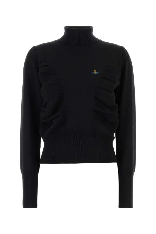 VIVIENNE WESTWOOD Pamela High Neck Pullover - Black
