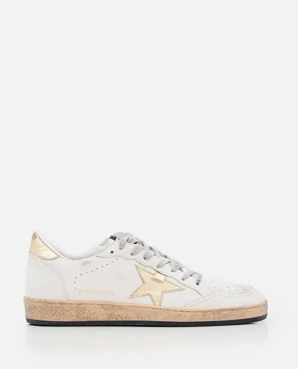 GOLDEN GOOSE Ballstar Leather Sneakers - Multicolor