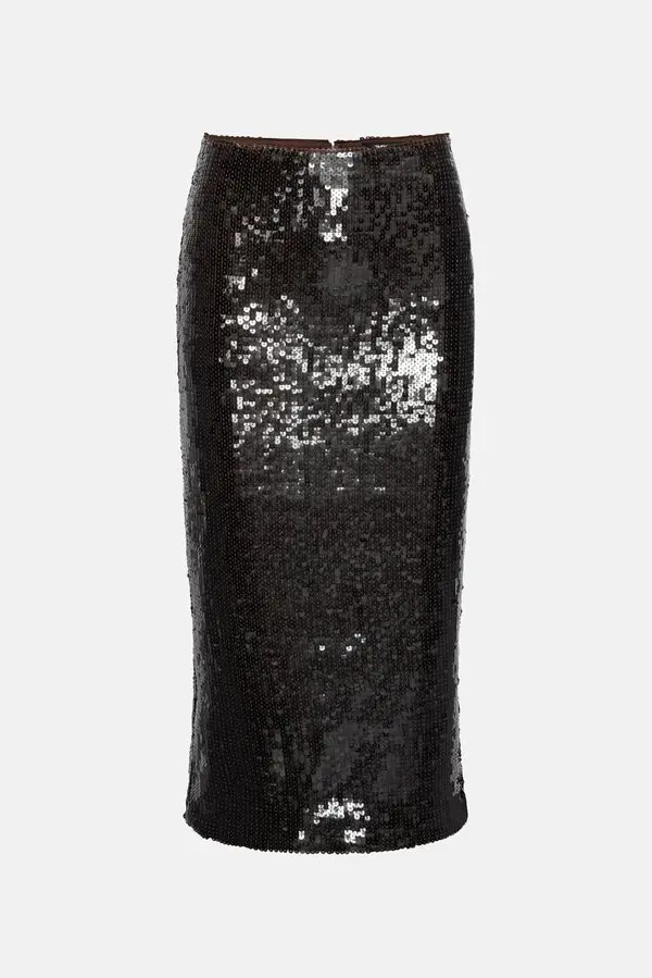 ROTATE BY BIRGER CHRISTENSEN Sequins Pencil Skirt - Multicolor