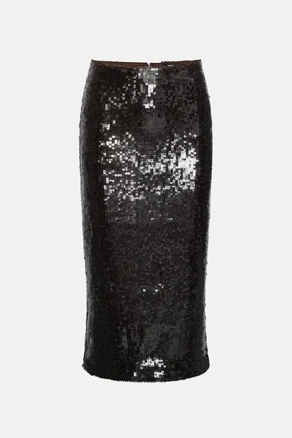 ROTATE BY BIRGER CHRISTENSEN Sequins Pencil Skirt - Multicolor