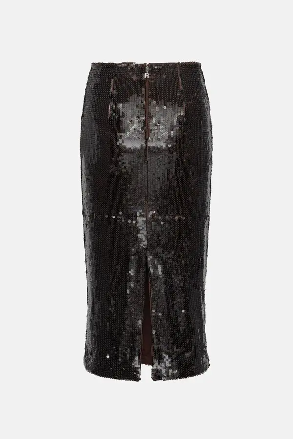 ROTATE BY BIRGER CHRISTENSEN Sequins Pencil Skirt - Multicolor