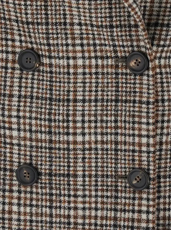 Brunello Cucinelli Wool Check Blazer - Multicolor