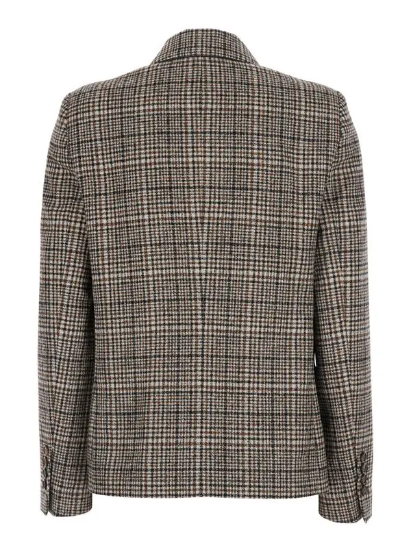 Brunello Cucinelli Wool Check Blazer