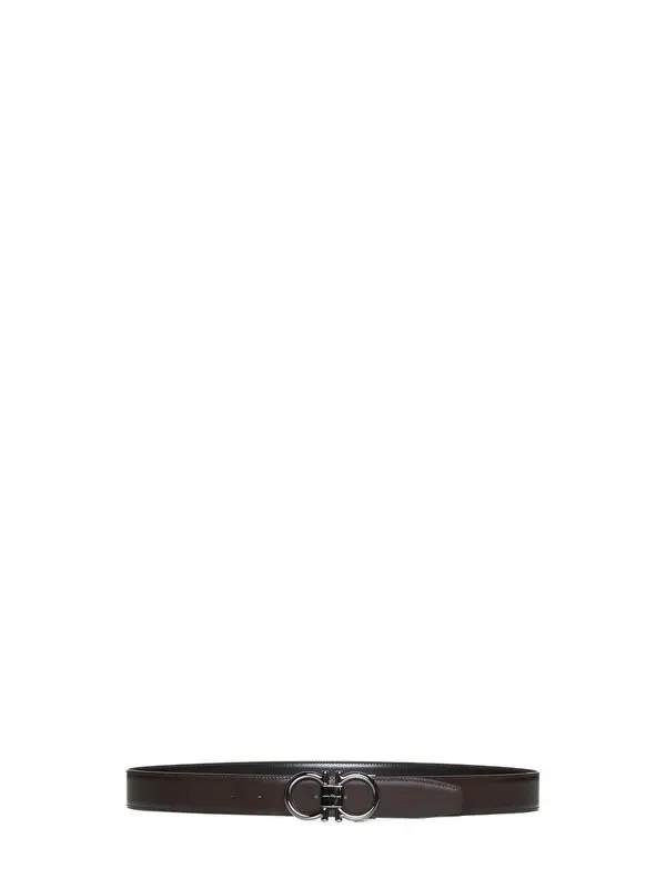 FERRAGAMO Reversible And Adjustable Gancini Belt