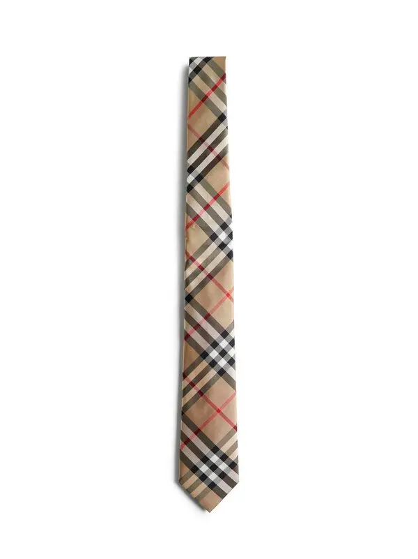 Burberry Check Silk Tie - Multicolor